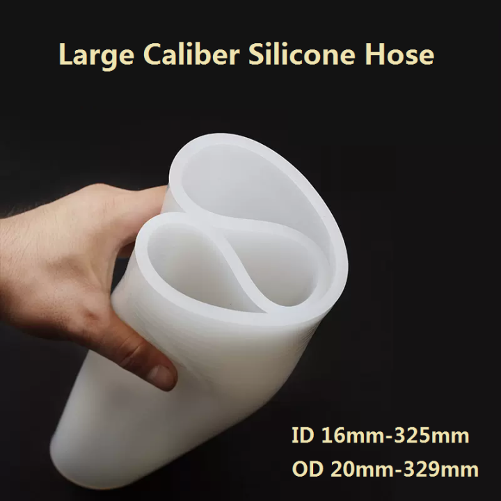 Large Caliber Silicone Tube White Silicone Round Tube High-Temperature ...