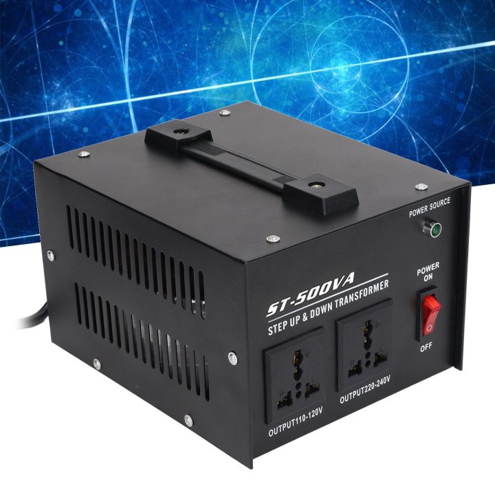 Voltage Transformer Easy To Operate EU Plug 110V 220V Quiet 500W 2 ...