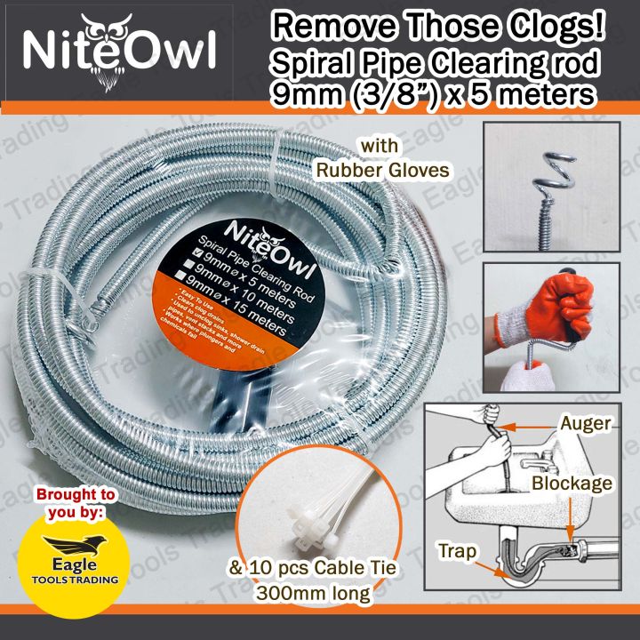 Pipe Declogging Solution: Powerful Cleaner and Clog Remover Niteowl ...