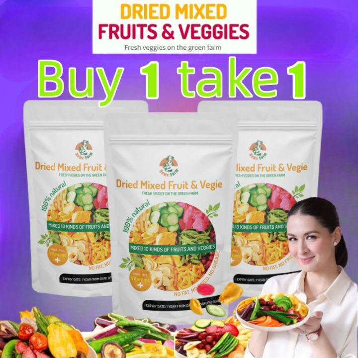 Buy 1 take 1 Dried Fruits And Vegetables Snack Mix 16 Types Crispy ...