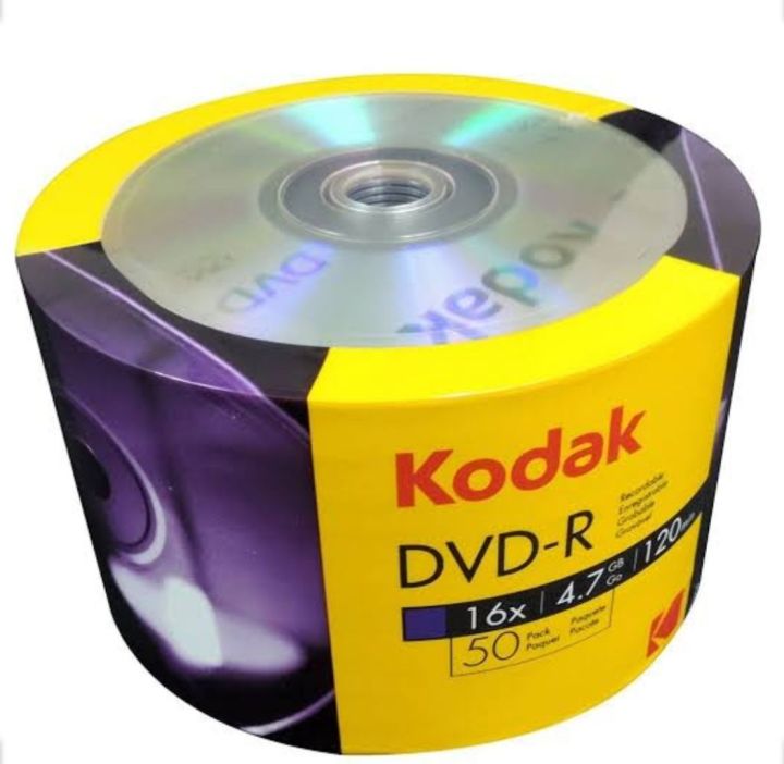KODAK DVD-R 16X 4.7GB 120MIN 50 PIECES | Lazada PH