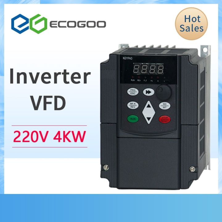 【Fast-selling】 New 2.2kw Single Phase Ac220v 3 Phase Frequency Inverter Vfd Adjustable Speed ...
