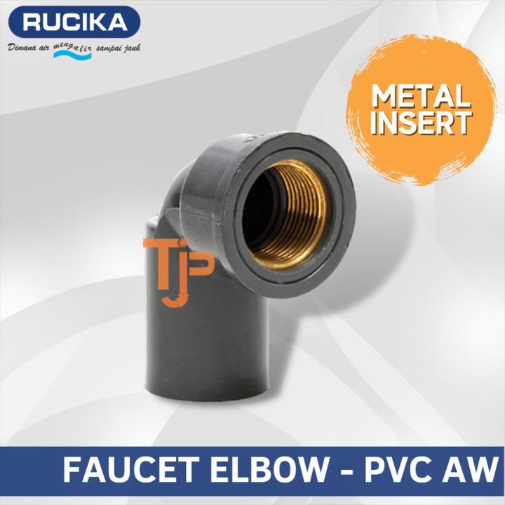 RUCIKA FAUCET ELBOW / METAL INSERT PVC AW 1/2 x 3/4" | Lazada Indonesia