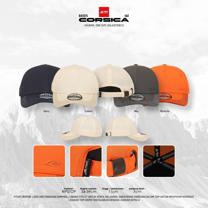 Topi Pria Corsica Arei Outdoorgear | Lazada Indonesia