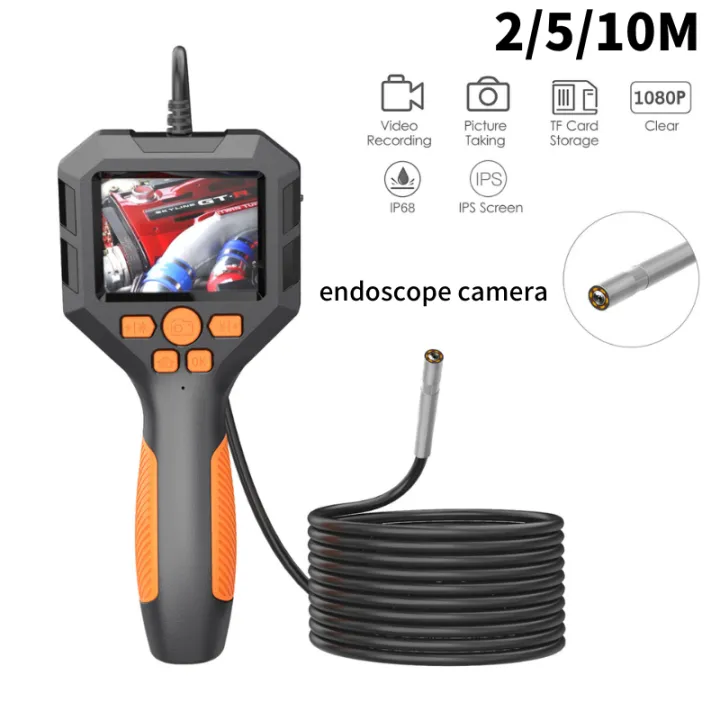 8MM Borescope Industrial Endoscope 1080P Digital IP68 Waterproof ...