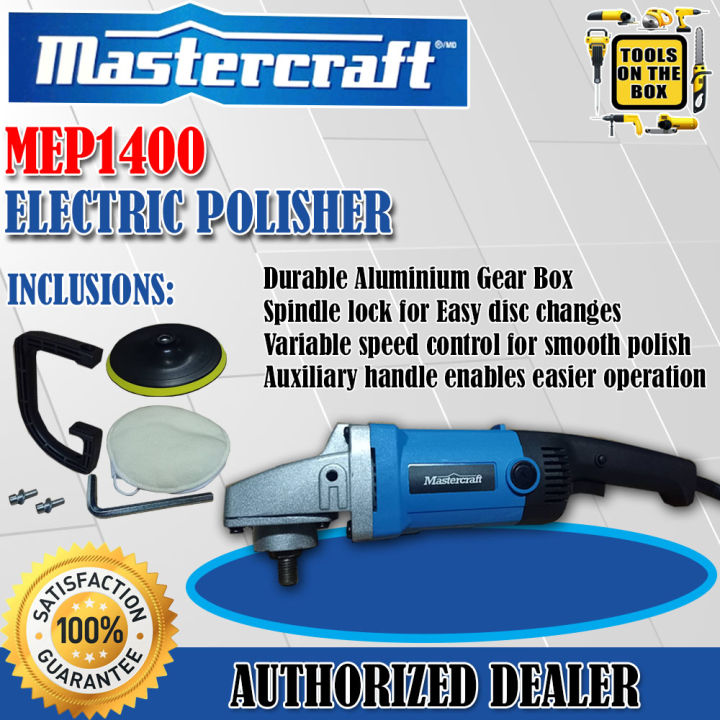 Mastercraft Electric Polisher 1400W •100% ORIGINAL MASTERCRAFT• | Lazada PH