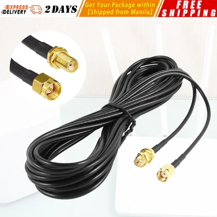 10M SMA Male to Female RG58 50ohm Coaxial Cable SMA Plug 4G Antenna ...