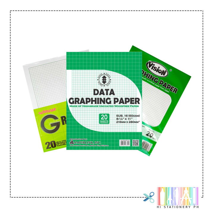 Graphing Paper per Ream Repack by 20's - / Short / Letter | Lazada PH