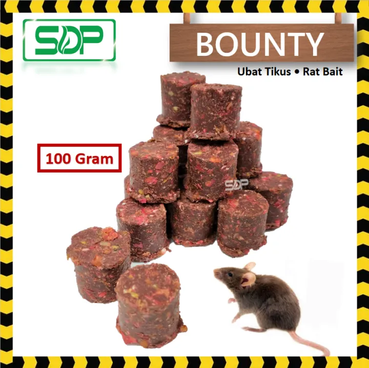 BOUNTY 100g Ubat Tikus / Racun Tikus Berkesan!! Effective!! Rat Poison ...