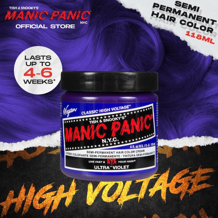 Manic Panic Classic High Voltage in Ultra Violet 118ML | Lazada PH