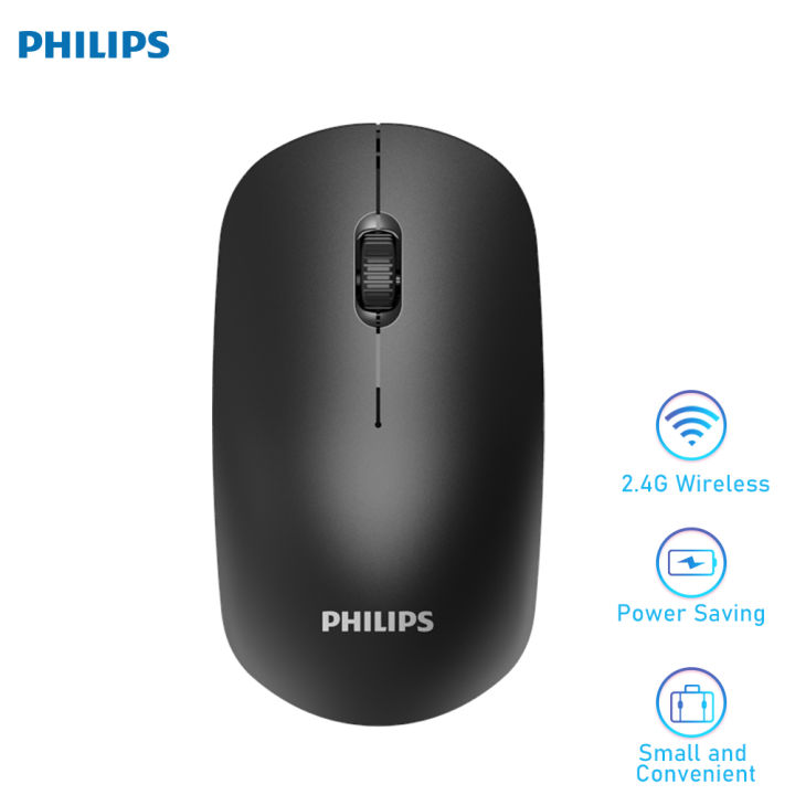 Philips M315 (SPK7315) เมาส์ไร้สายเมาส์สำหรับเล่นเกมส์ไร้สายสำหรับHome ...