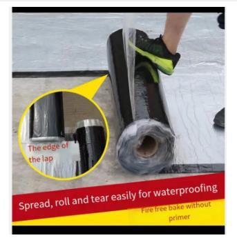 1x5m Waterproof membrane roof self-adhesive asphalt glue color steel ...