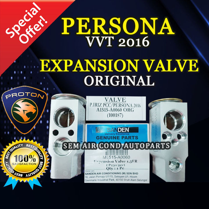 PROTON PERSONA NEW MODEL VVT 2016 ORIGINAL SANDEN SD EXPENSION ...