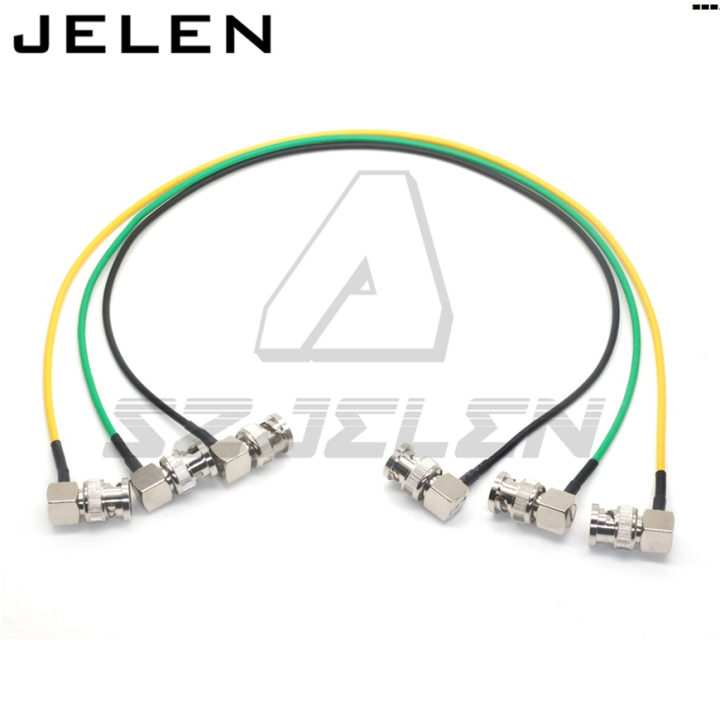 ♀Yellow green black 75ohm HD SDI Video Cable Male HD SDI Extension ...
