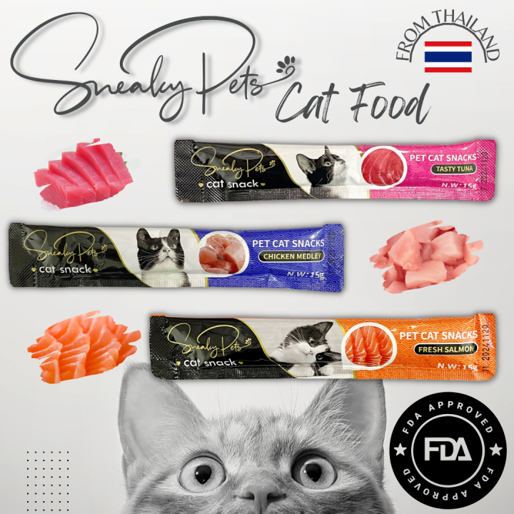 Sneaky Pets Cat Food Kitten Food Cat Snack Wet Food Mousse from Thailand 15grams | Lazada PH