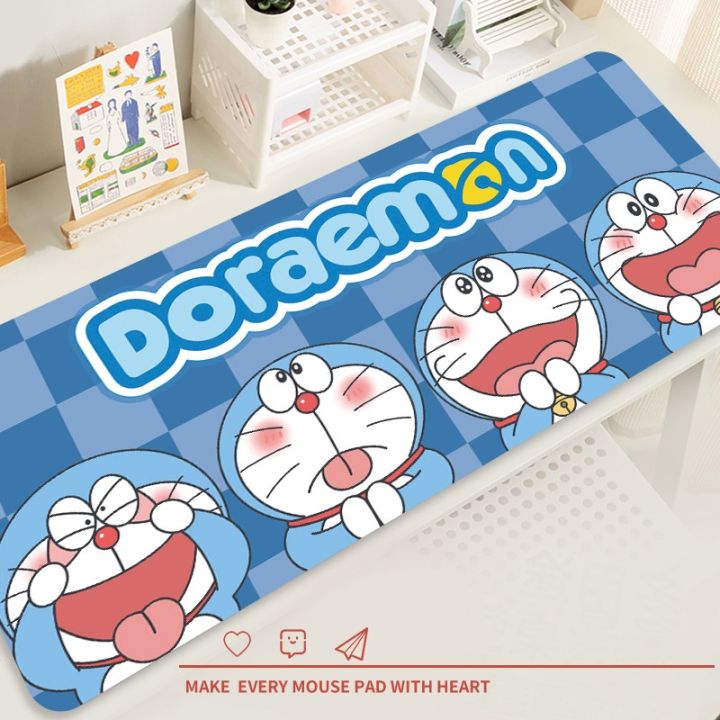 Doraemon Cartoon Mouse Pad Oversized Anime Blue Fatty Cute Ding Dong ...