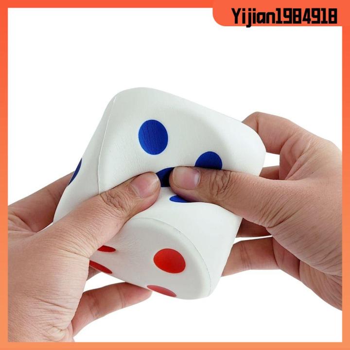 YIJIAN1984918 3.1 Inch Large Dice Stress Ball Board Game for Kids ...