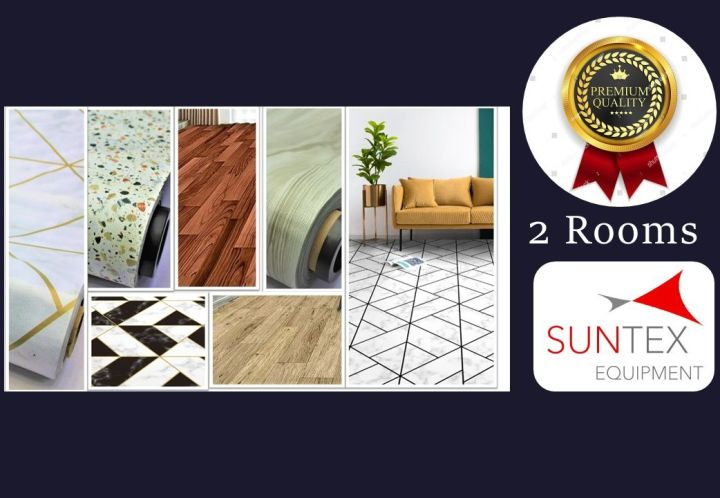 Premium PVC Vinyl Flooring Rubber Carpet 10m x 1.5m (5 feet) x ...