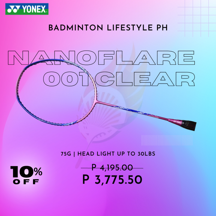 Yonex Nanoflare 001 Clear - Badminton Lifestyle | Lazada PH