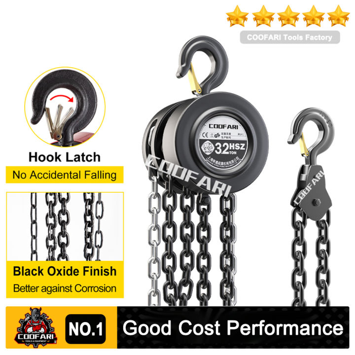 Chain Pulley Block Manual Operated Chain Hoist 1/2/3Ton Hand Hoist For ...