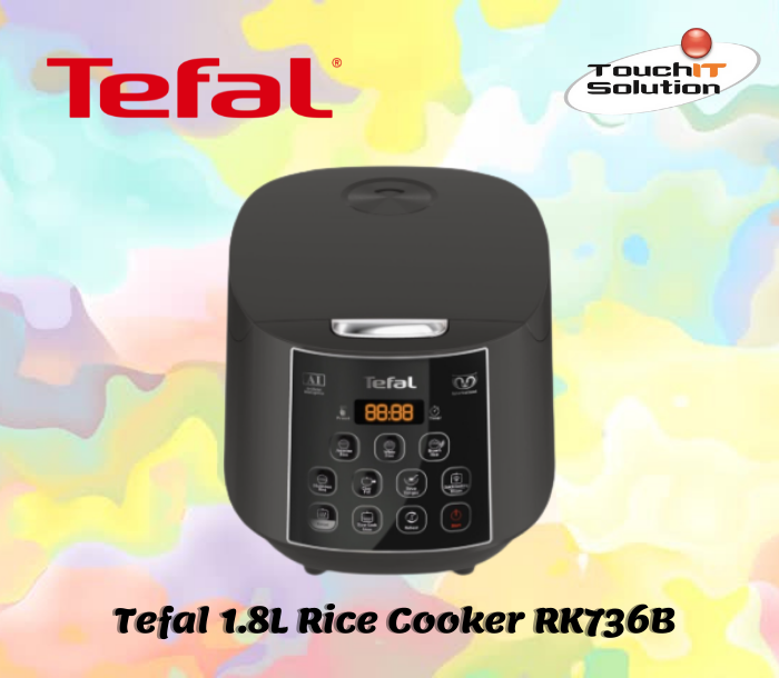 Tefal 1.8L RK736B Rice Cooker Easy Rice Plus | Lazada