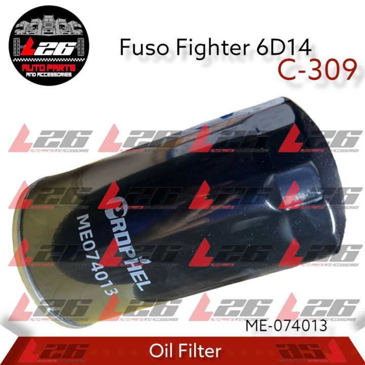 Fuso Fighter 6D14 OIL FILTER ME-074013 C-309 | Lazada PH