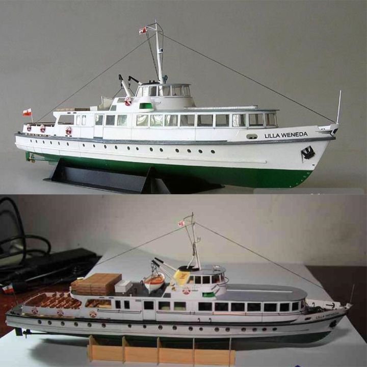 Self-Assembly Polish Ferry Boat Model DIY Puzzle Game Assemble ...