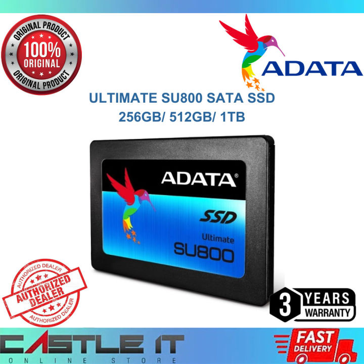 ADATA ULTIMATE SU800 256GB 512GB 1TB SATA SSD Solid State Drive Sata3 ...