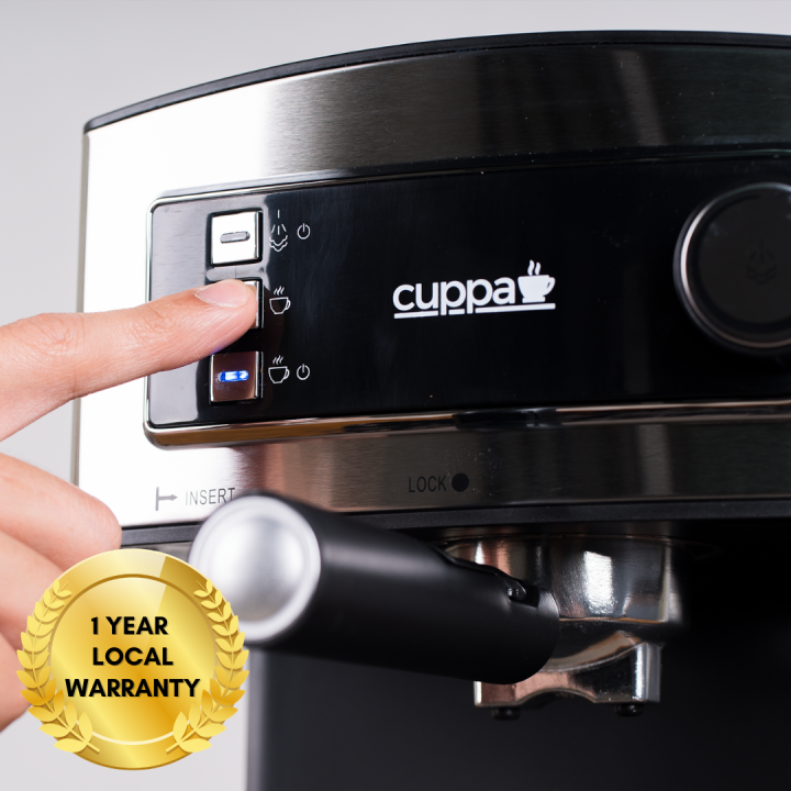 Cuppa CEM-101 Personal Espresso Machine Coffee Maker with Steam Wand ...