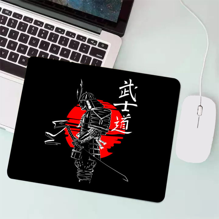 Japanese Bushido Samurai Small Gaming Mouse Pad Gamer Keyboard Mousepad ...