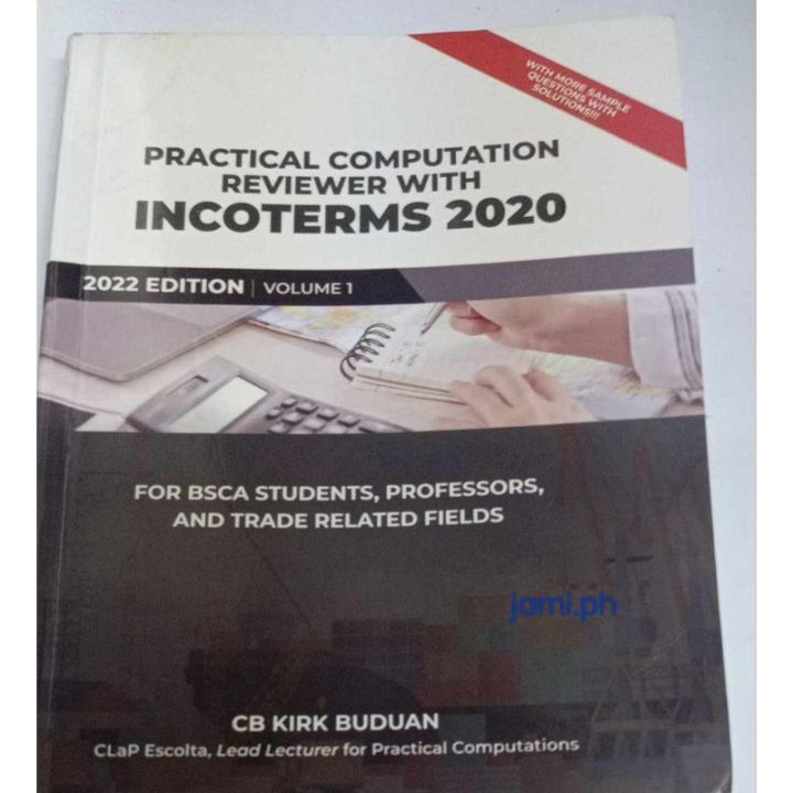 COD Practical Computation reviewer with INCOTERMS 2020 2022 EDITION ...