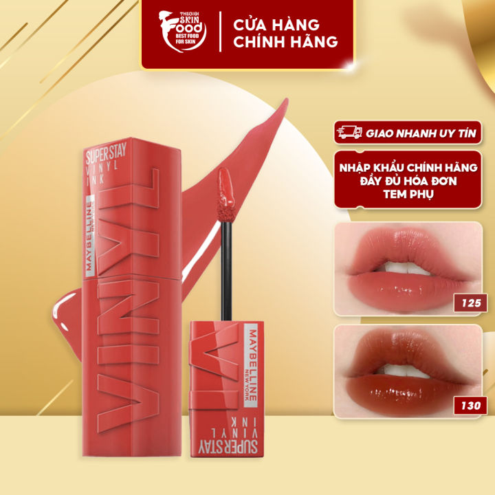 Son Kem Bóng Bền Màu, Nhẹ Môi Maybelline New York Superstay Vinyl Ink 4 ...