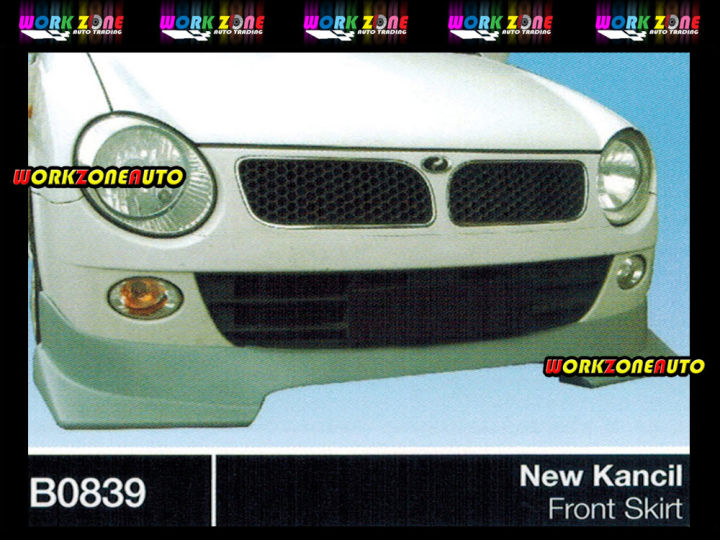 B0839 Perodua New Kancil Fiber Front Skirt Body kit Bodykit | Lazada