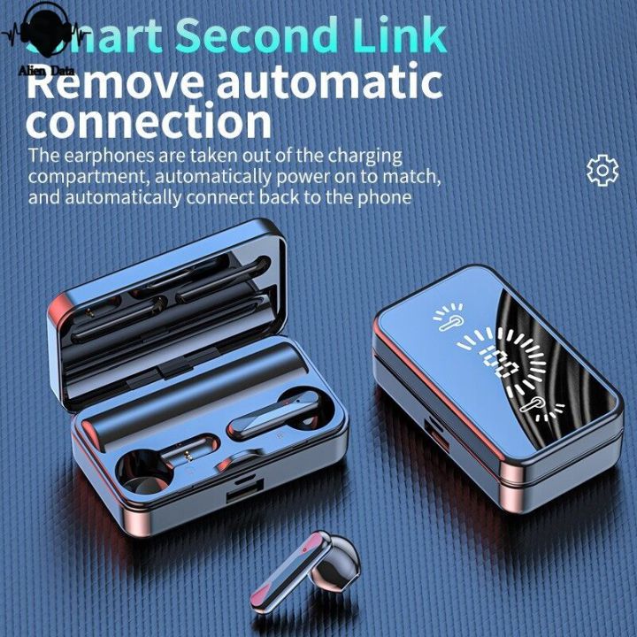 【Alien Data】2021 New NBX true wireless bluetooth earphone Cool mirror ...