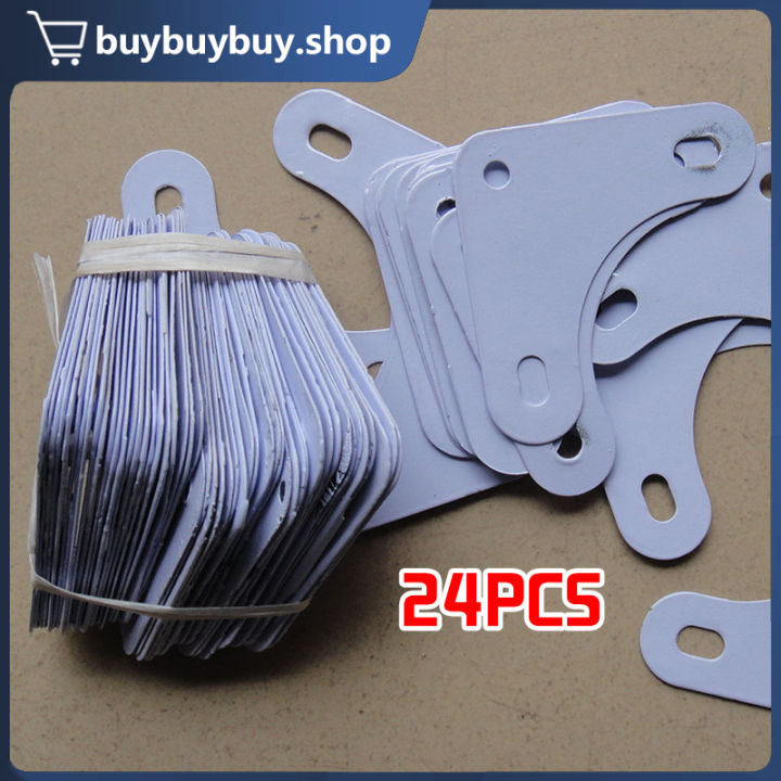 24Pcs Corner Plate Slotted Angle Bar For Slotted Angle Shelf / Rack ...