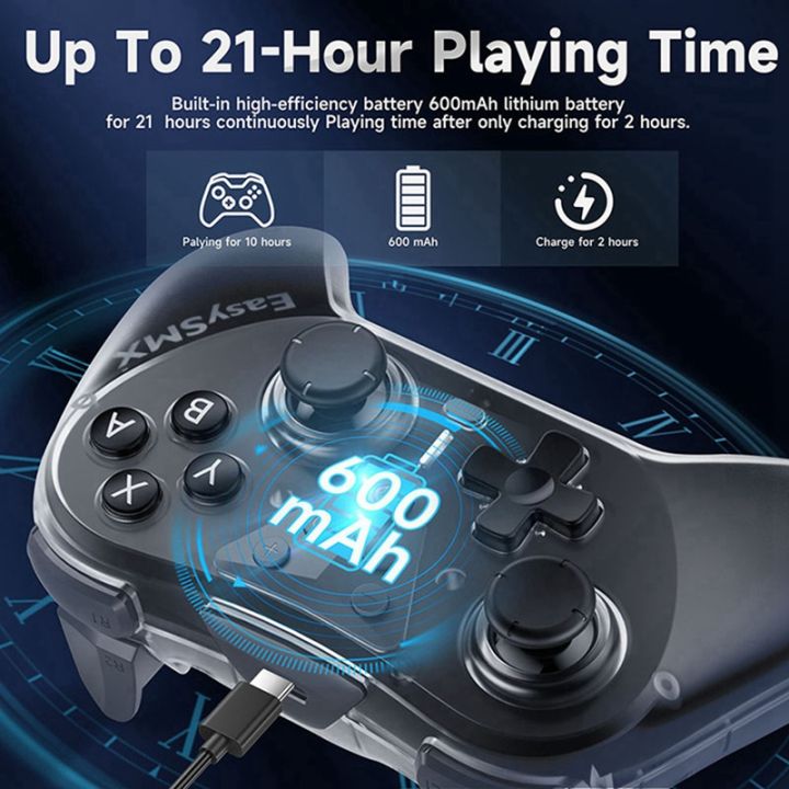 Controller Compatible Switch, PC, Laptop, IOS, Steam,Hall Joystick ...