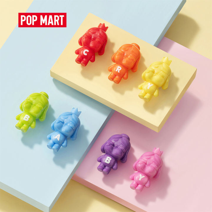POP MART POP BEAN CRYBABY MINI FIGURE-Rainbow Set/Gradient Color Set ...