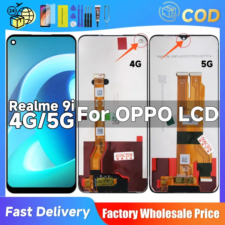 For OPPO Realme 9i RMX3491 RMX3612 4G 5G LCD Display Touch Screen ...