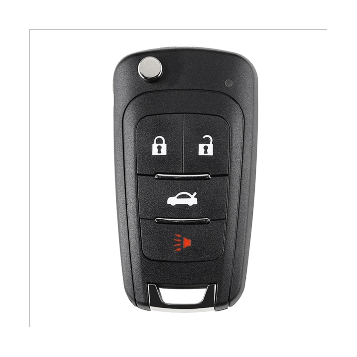 Xhorse XKBU01EN Universal Wire Remote Key Fob Flip 4 Button For Buick ...