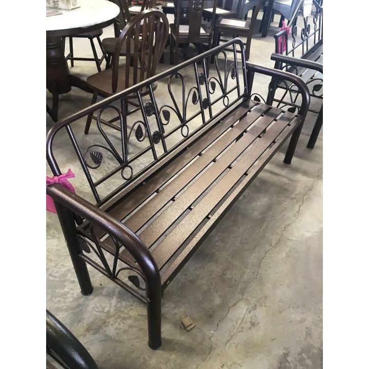 5inch Metal Bench Chair/long Outdoor Bench/garden Seating/kerusi Garden ...