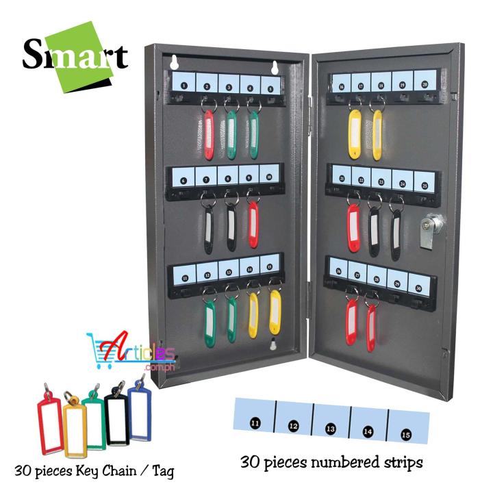 Smart Key Box Cabinet SK -30 30 Keys Capacity with Key Chain and ...