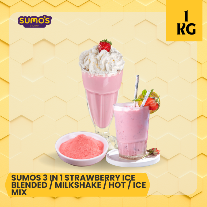 Sumo's STRAWBERRY Ice Blended Mix Powder 1kg HALAL | Lazada