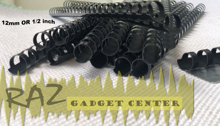 10 piece bundle A4 SIZE (21 holes) plastic ring binder 10mm / 12mm ...