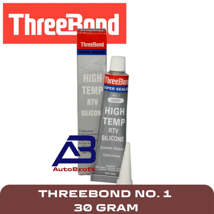 THREEBOND NO.1 30gr GREY Lem Gasket High Temp RTV Silicone 30 gram ABU ...