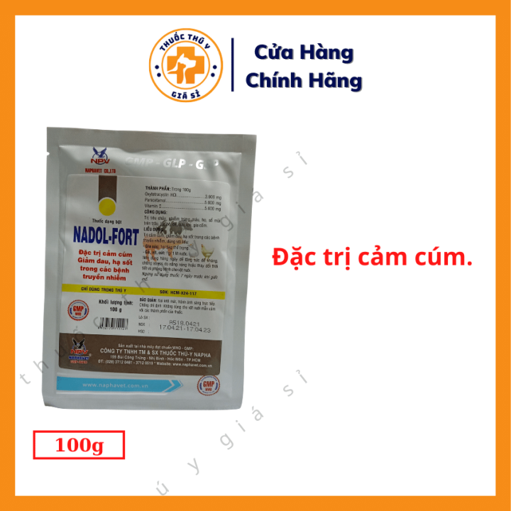 Naphavet Nadol Fort 100g- Trị Tiêu Chảy, Nhiễm Trùng Máu, Ho, Sổ Mũi ...