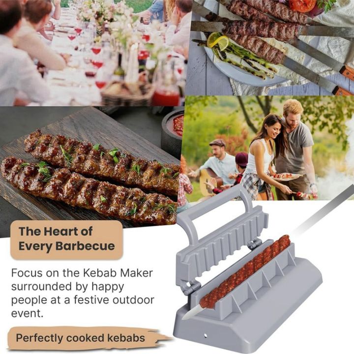 Large Kebab Maker Press Gray Plastic Kebab Maker Press Kabob Maker ...