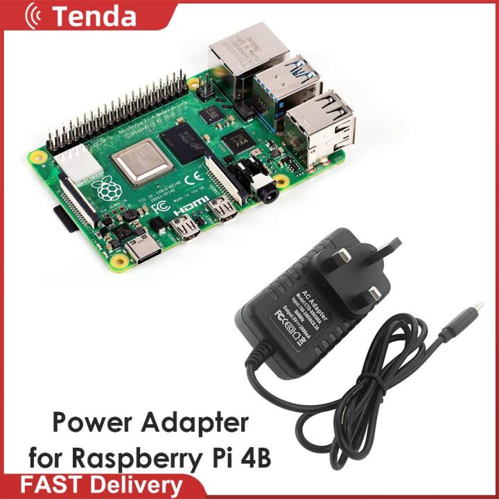 USB Type C Cable 5V 3A Power Adapter Supply Plug Adapters EU UK for Raspberry Pi 4 Model B 4B ...