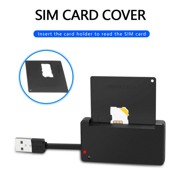 Smart Adapter PC Flash Memory Card USB Smart Card Reader Memory ID Bank ...