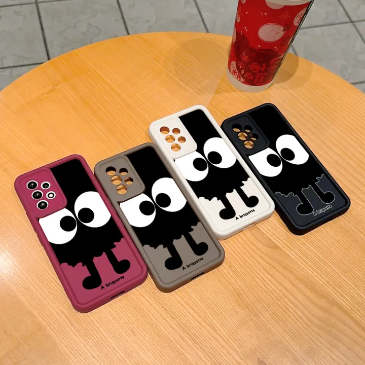 Hontinga Funny Black Coal Ball Case For iphone 15 Pro Max 11 12 13 14 ...