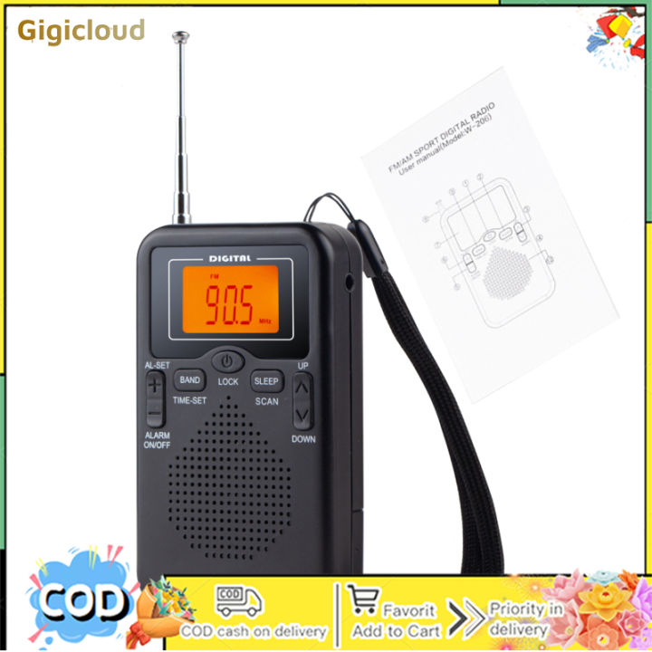 AM FM Radio Battery Operated Portable Pocket Radio With Telescopic ...